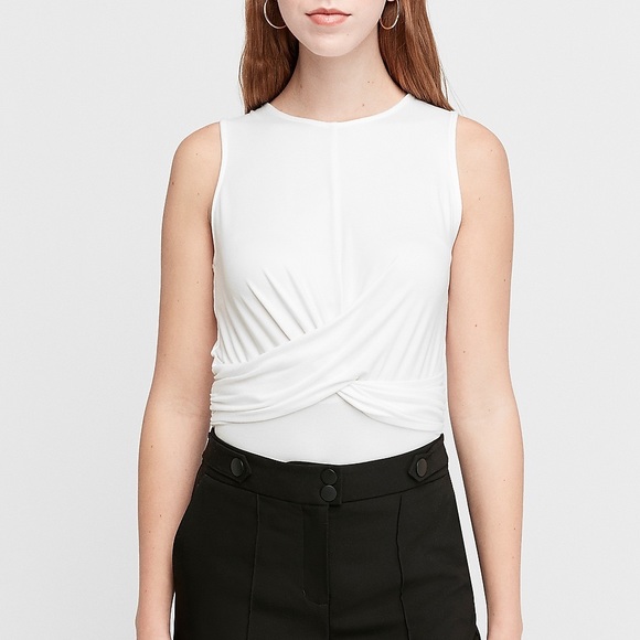 Express | Tops | Nwt Express White Tank Top | Poshmark